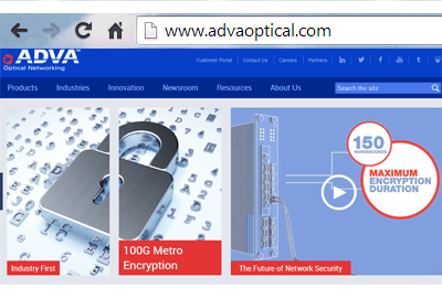 ADVA's 100G Metro Adds On-the-Fly Encryption - Converge Digest