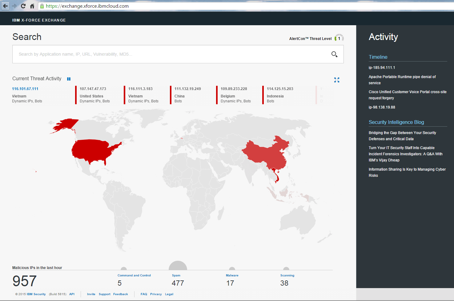 IBM Cites Fast Progress with X-Force Exchange Threat Intelligent ...