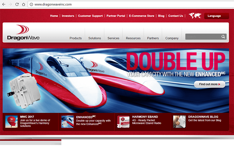 DragonWave's Harmony Packet Microwave Radio Selected by Italy's Fidoka - Converge Digest