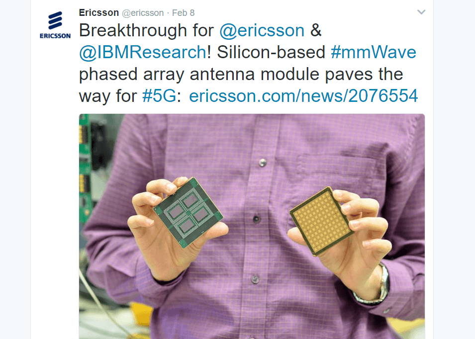 IBM and Ericsson Develop Silicon-based millimeterWave Phased Array ...