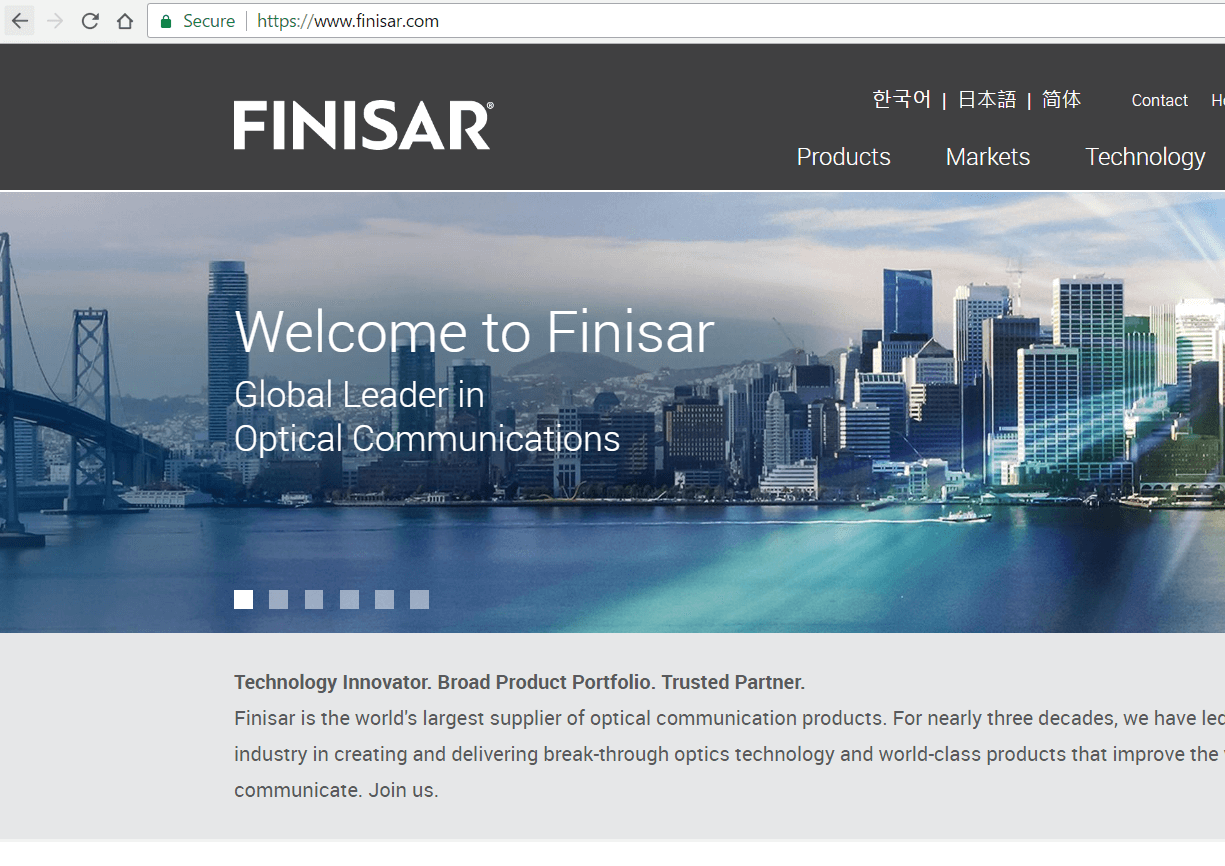 Finisar Introduces 100 GHz Balanced Detector - Converge Digest