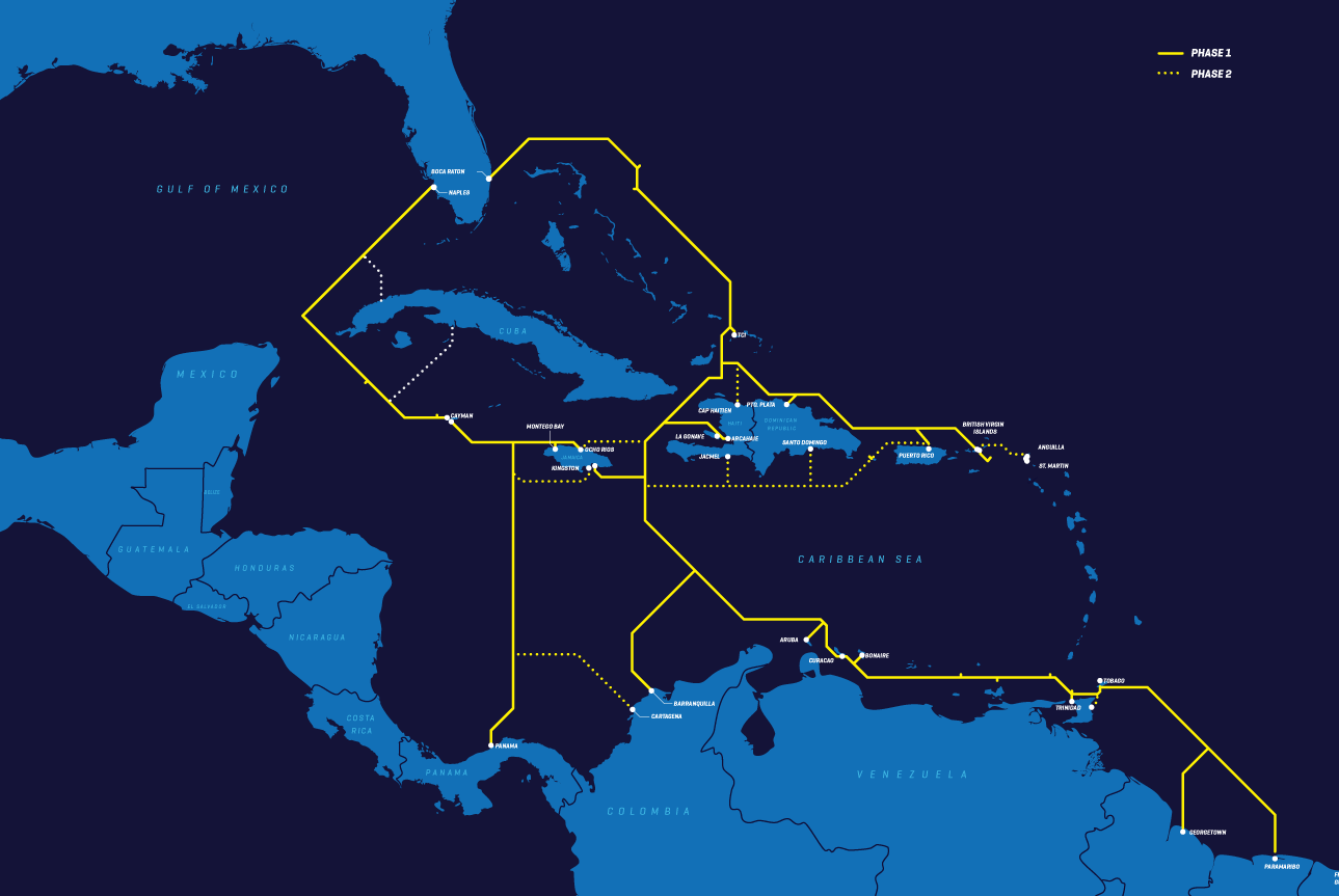 Deep Blue Cable plans a more extensive Caribbean subsea cable network ...