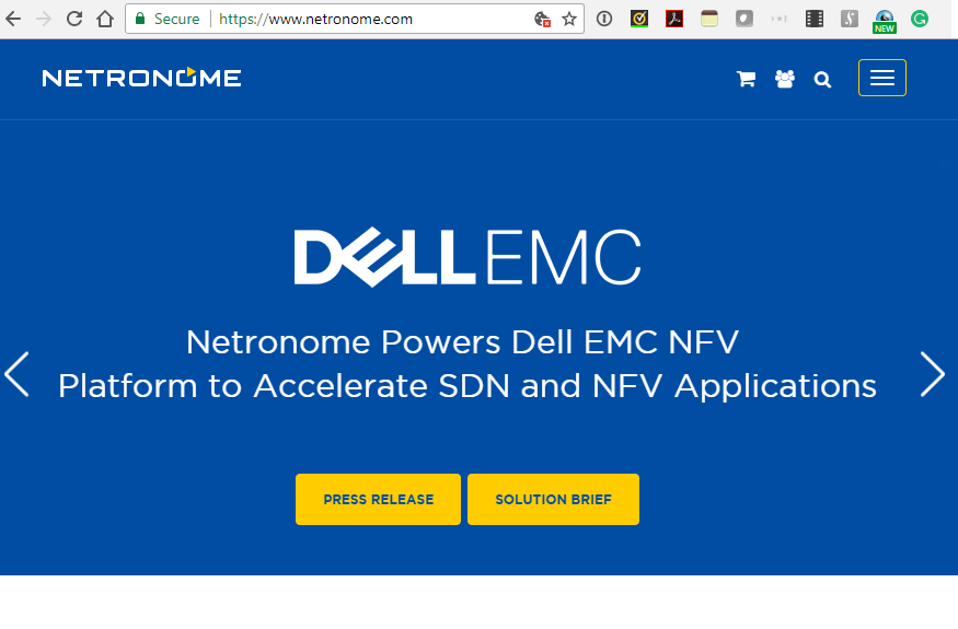 Netronome offers SmartNIC accelerator for Dell's NFV server - Converge Digest