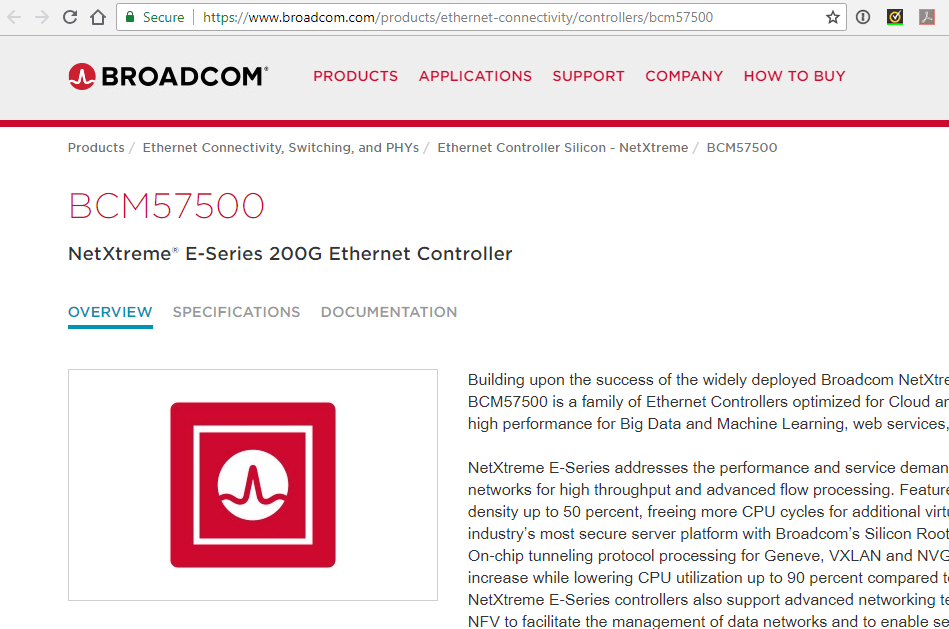 Broadcom unveils 200G Ethernet Controller with 50G PAM-4 + PCIe 4.0 ...