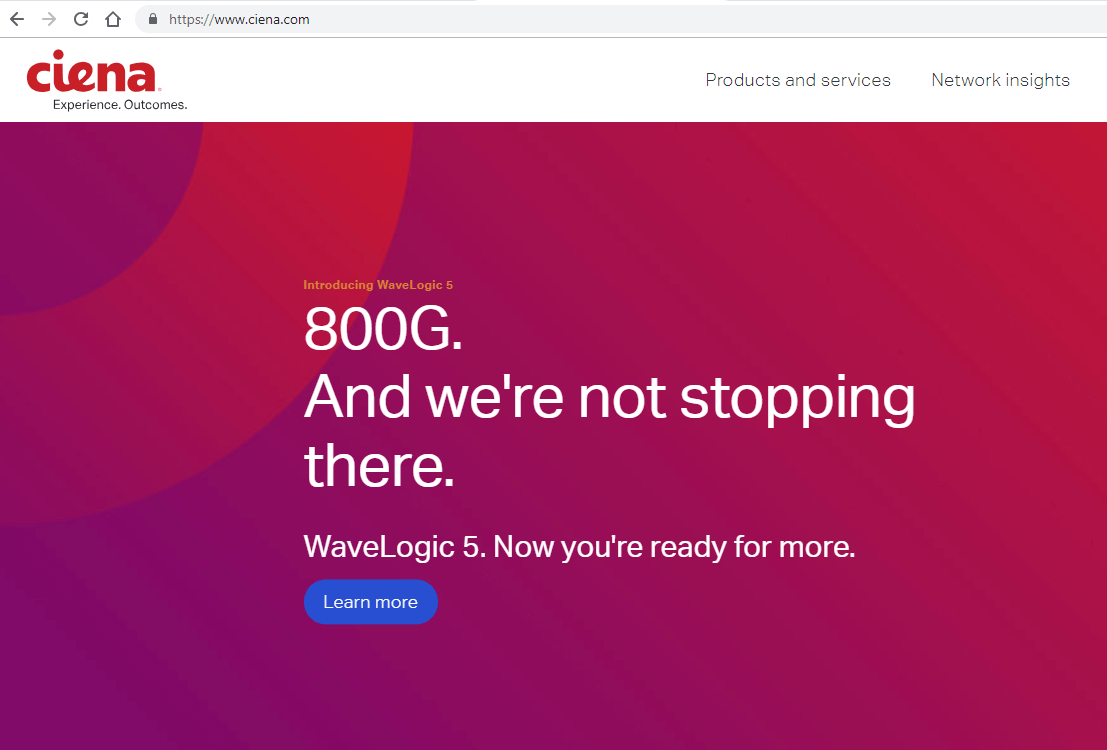 Ciena's WaveLogic 5 delivers tunable bandwidth up to 800G - Converge Digest
