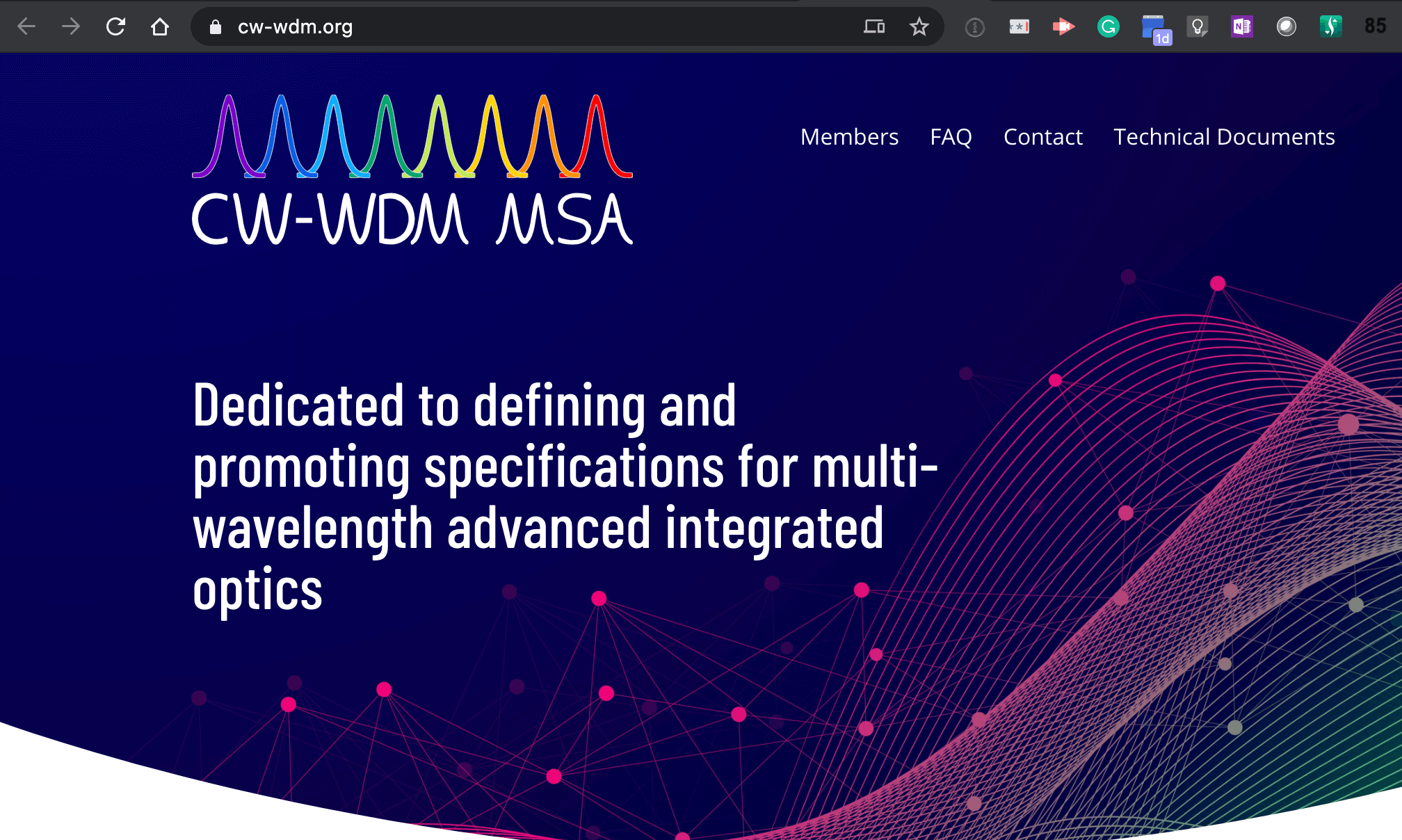 Continuous-Wave Wavelength Division Multiplexing MSA gets underway ...