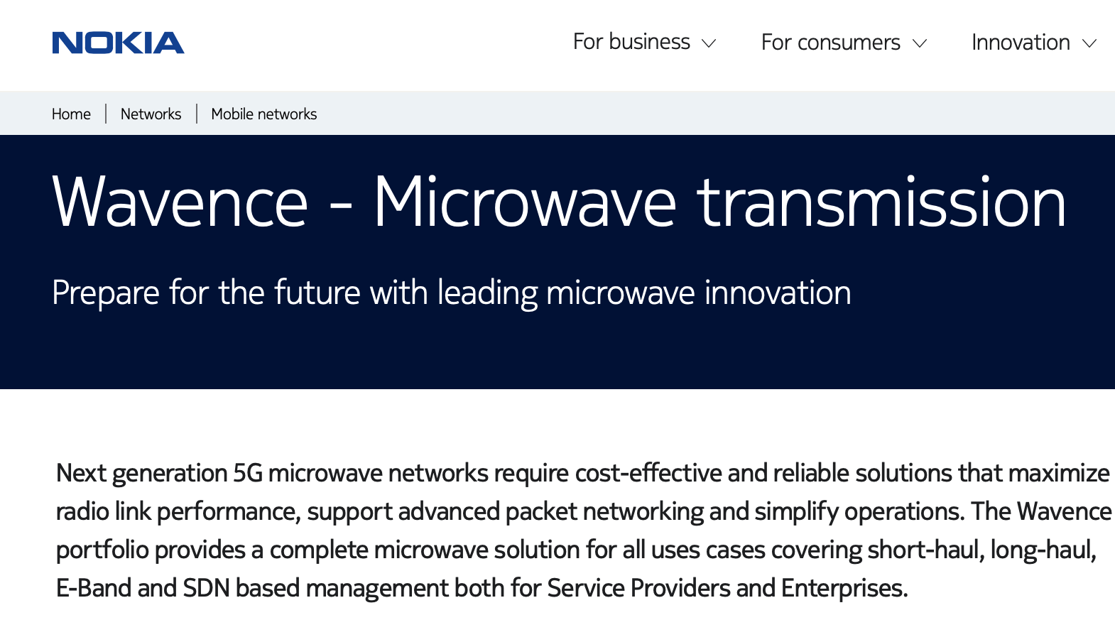 Nokia and Orange France test 20 Gbps microwave carrier aggregation ...