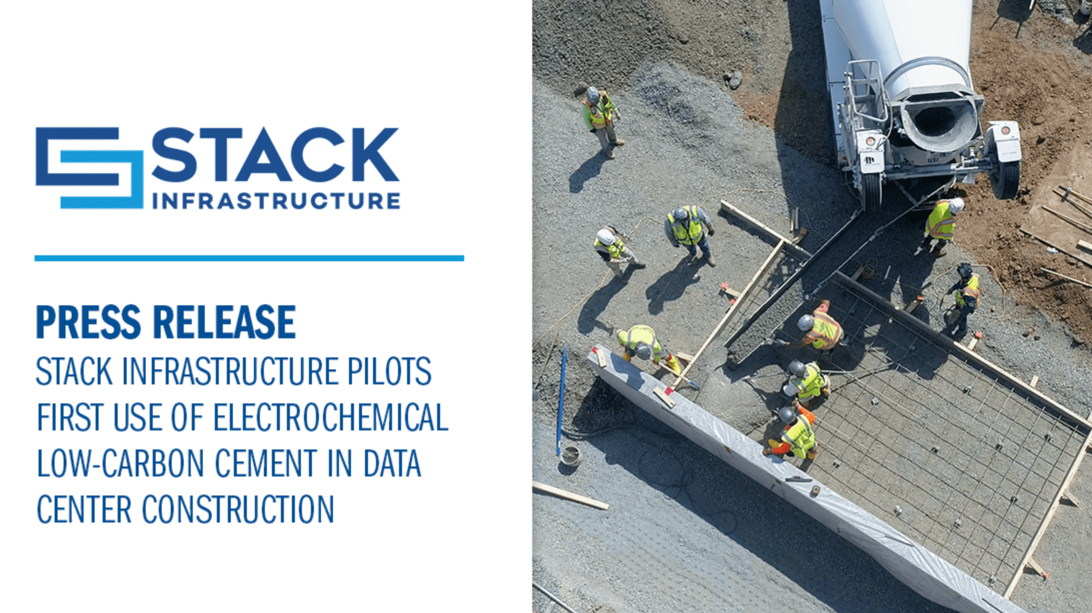 STACK Pilots Low‑Carbon Cement in Virginia Data Center - Converge Digest