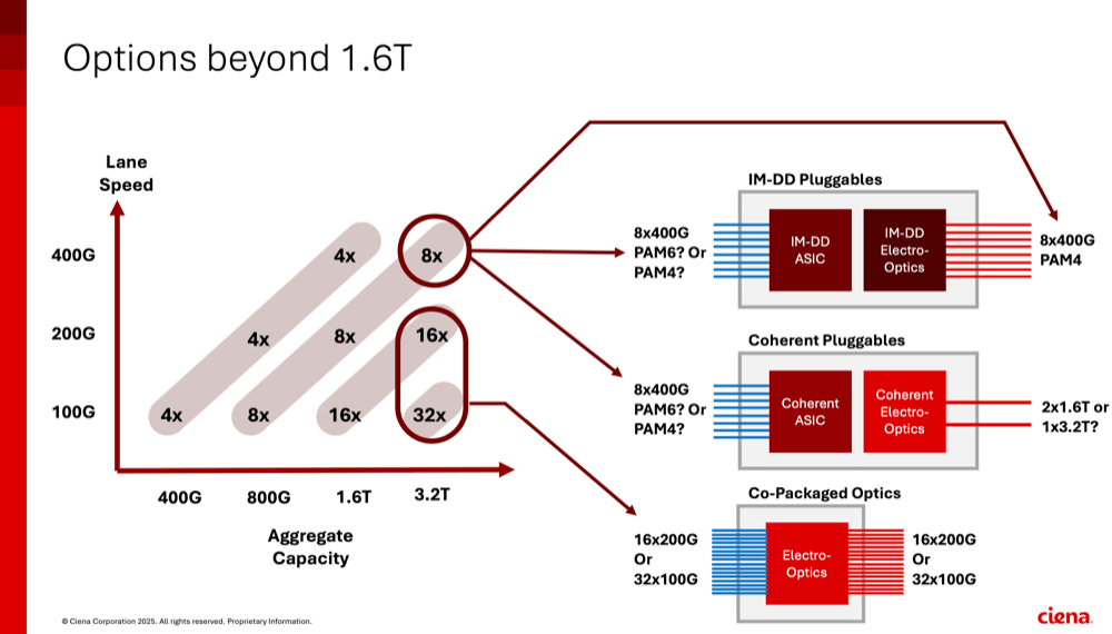 Ciena Details 448 G Roadmap, Optical-Electrical, Liquid-Cooling ...