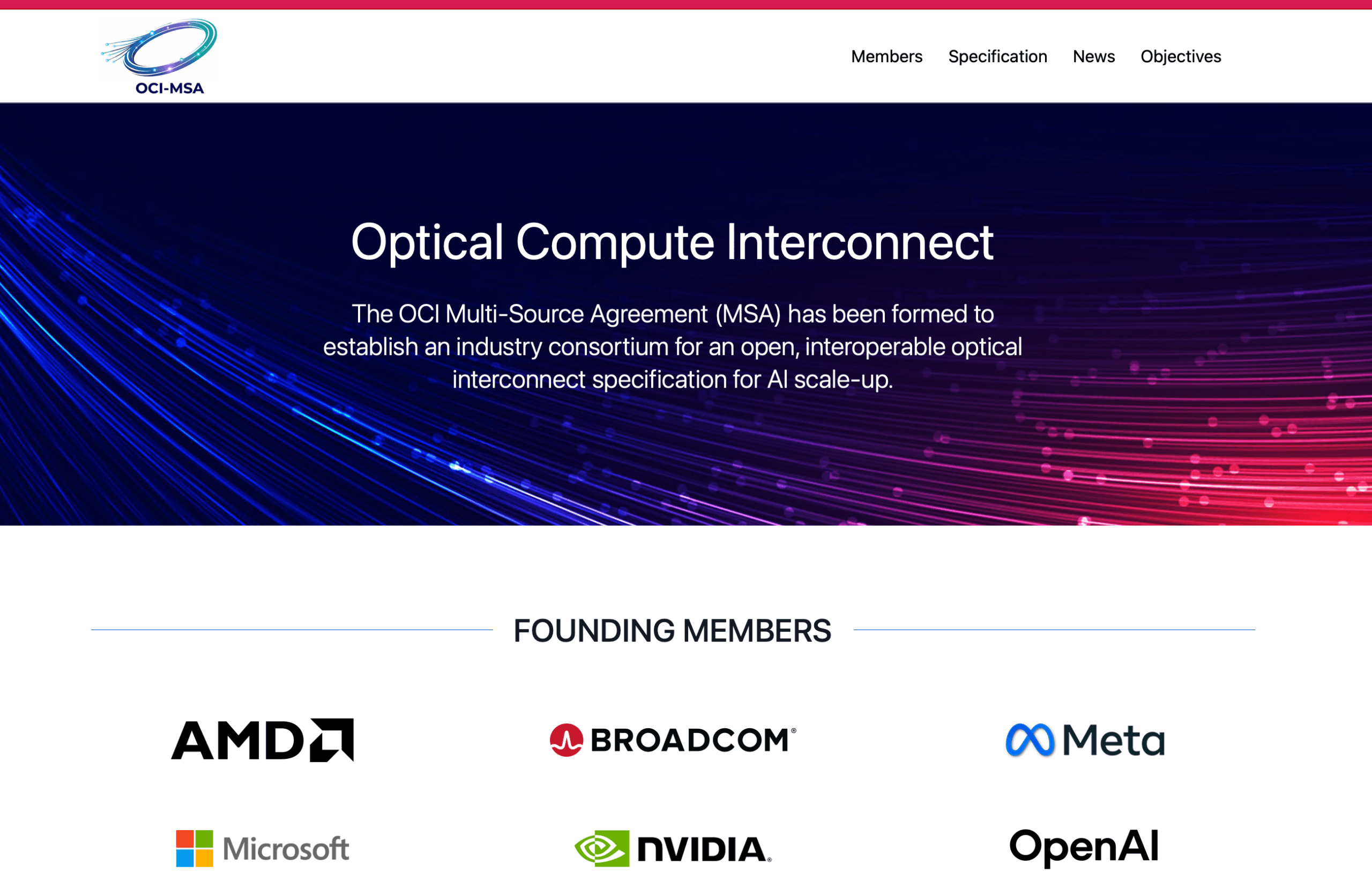 Optical Compute Interconnect (OCI) MSA Aims to Standardize Scale-Up ...